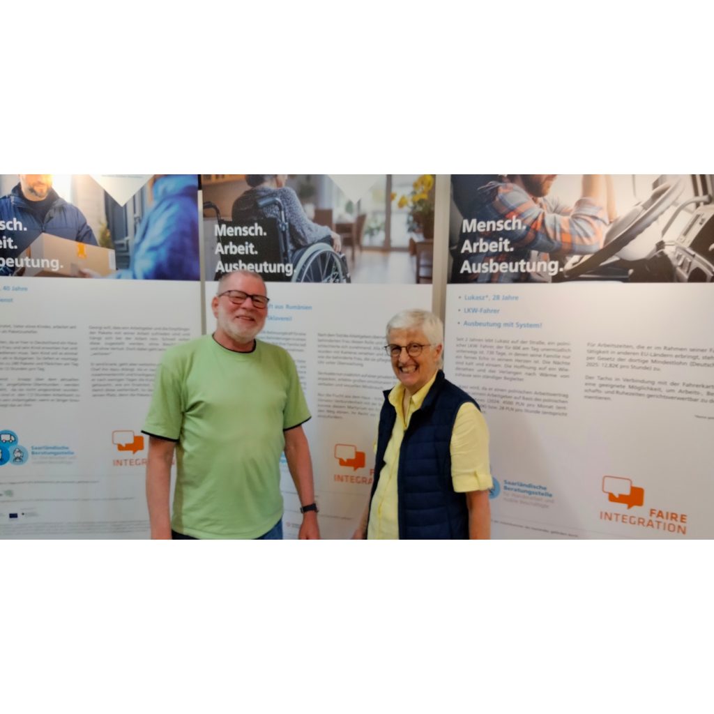 SAK bei der Vernissage "Die unsichtbaren Kronen der Arbeit" und "Mensch ...